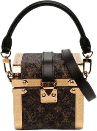 Louis Vuitton Sac bandouli&egrave;re Monogram Satin doccasion - Femme - Pre-owned - Brun - Taille: ONE Size