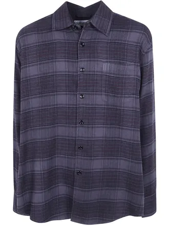 Our Legacy Shirt Faded Nocturne Check Above
