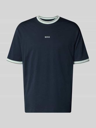 Boss Orange by Hugo Boss Regular Fit T-Shirt aus reiner Baumwolle Modell TE_BLOCKS