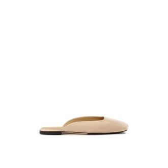 Kazar Leder-Zehentrenner auf flacher Sohle mit quadratischer Spitze - - Shoes - Damen - Rosa - 39 EU