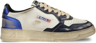Autry Low-Top Sneaker - Medalist Low Super Blue Leather Sneakers - Gr. 41 (EU) - in Bunt - für Damen