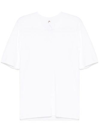 Label Under Construction t-shirt à bords francs - Blanc