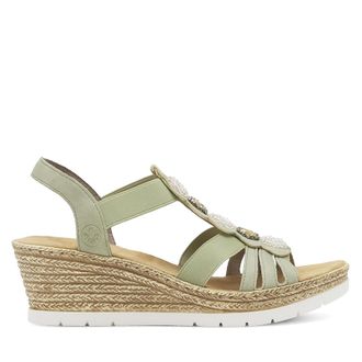 Rieker Sandalen Rieker 619B2-52 Gr&uuml;n