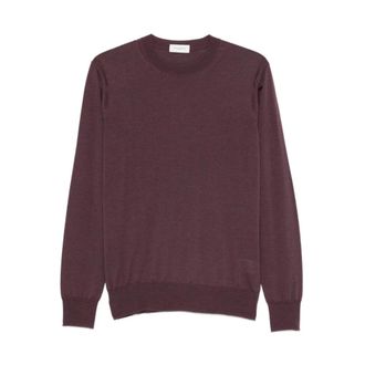 Paolo Pecora Round-Neck Strickwaren - - Knitwear - Herren - Lila - XL