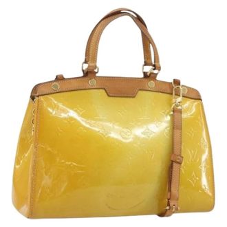 Louis Vuitton Pre-owned Patent Leather Hand Bag - - Pre-owned - Damen - Gelb - ONE SIZE