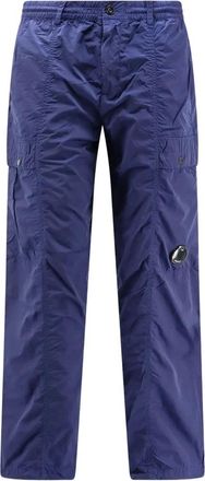 C.P. Company C.p. Company, Homme, Pantalons, Bleu, Taille: L Chrome-R Regular Cargo Lens Pants