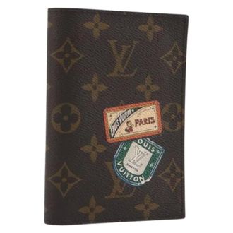Louis Vuitton Pre-owned &Eacute;tui Passeport - Femme - Pre-owned - Brun - Taille: ONE Size