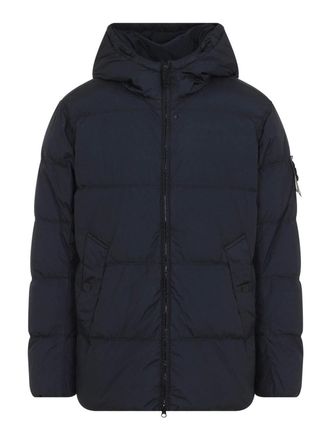 Stone Island Blouson Rembourr&eacute; - Bleu Fonc&eacute;