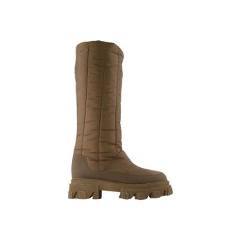 Gia Borghini Hohe Puffstiefel in Khaki Poly - - Shoes - Damen - Gr&uuml;n - 37 EU