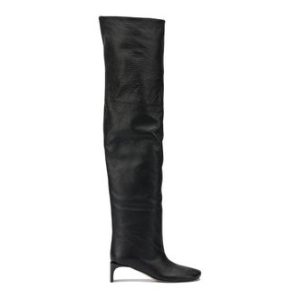 Sportmax Femme, Chaussures, Noir, Taille: 39 EU Aggravi1234 Bottes tube cuissardes