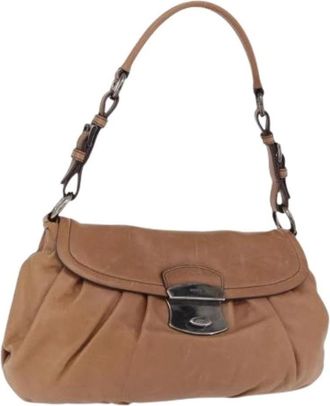 Prada Sac bandouli&egrave;re vintage doccasion - Femme - Pre-owned - Brun - Taille: ONE Size