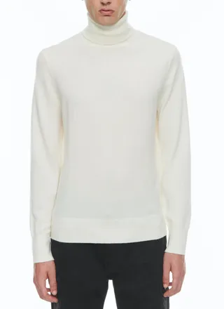 Fursac Pull col roul&eacute; en laine et cachemire - Taille XXL - Homme