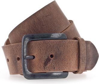 Vanzetti G&uuml;rtel, Unisex Lederg&uuml;rtel, gewachst, 45 mm breit, hellbraun, 85 cm