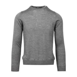 Tagliatore Rundhals-Strickpullover - - Knitwear - Herren - Grau - 2XL