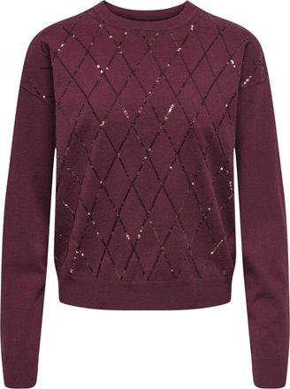 Only Onlhalifax Ls Sequins O-Neck KNT