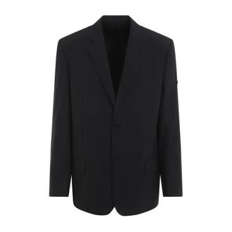 Balenciaga Schwarze Gewaschene SB Jacke - - Jackets - Herren - Schwarzk - S