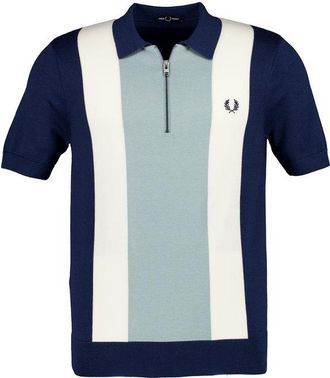 Fred Perry Herren Polo-Shirt blau gestreift