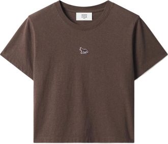Maison Kitsun&eacute; Damen, Oberteile, Braun, XSGr&ouml;&szlig;e