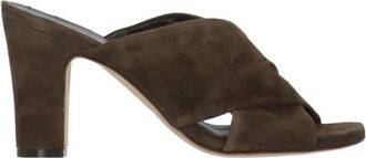 Julie Dee Femme, Chaussures, Brun, Taille: 40 EU Crossover Suede Mule
