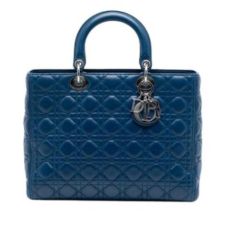 Dior Pre-owned Lady Dior - Femme - Pre-owned - Bleu - Taille: ONE Size