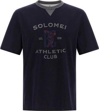 Brunello Cucinelli T-Shirt - Blau