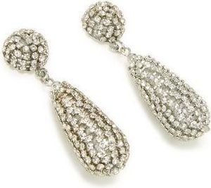 Au Printemps Paris Boucles doreilles pendantes &agrave; strass