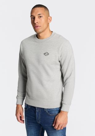 Replay Sweatshirt REPLAY, Herren, Gr. XXL, grau (light grau melange), Sweatware, Obermaterial: 90% Baumwolle, 10% Viskose, meliert, regular fit normal, Rundh