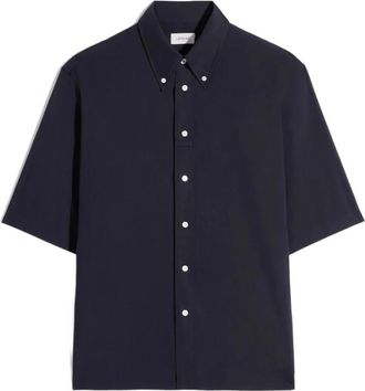 Christophe Lemaire Homme, Chemises, Noir, Taille: L Chemise &agrave; manches courtes boutonn&eacute;e