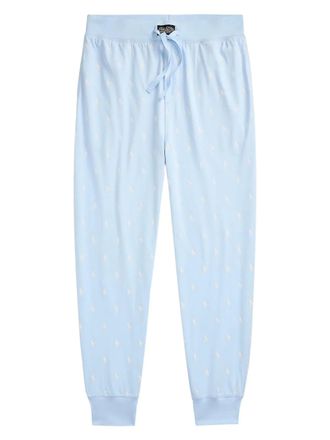 Polo Ralph Lauren Pyjama-Hose mit Polo Pony-Print - Blau