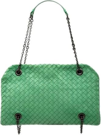 Bottega Veneta Pre-owned Duo Shoulder Bag - Femme - Pre-owned - Vert - Taille: ONE Size