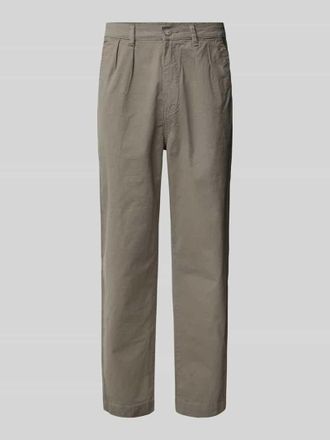 Lindbergh Tapered Fit Bundfaltenhose mit G&uuml;rtelschlaufen