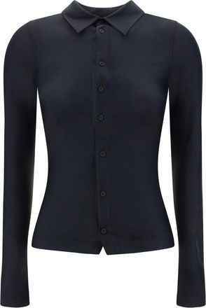 Balenciaga Klassisches Twill-Hemd - Schwarz