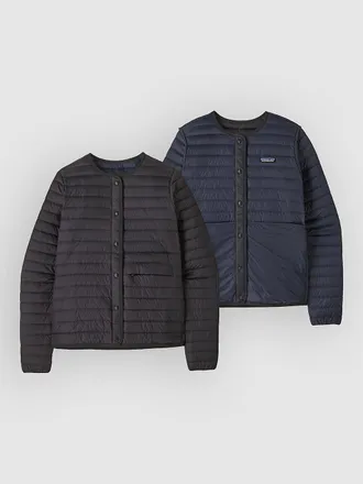 Patagonia Lw Reversible Down Sweater Cardigan noir