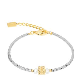 Coeur de Lion Armband - Armband Edge & Grace - Gr. ONE SIZE - in Silber - f&uuml;r Damen