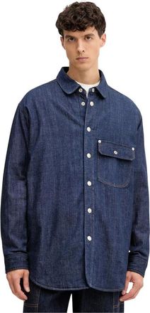 Kenzo Homme, Chemises, Bleu, Taille: XL Chemise en jean coupe d&eacute;contract&eacute;e