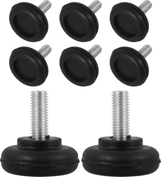 DOITOOL 8 St&uuml;ck Waschmaschinen-Sto&szlig;d&auml;mpfer, Gummi-M&ouml;belgleiter, rutschfeste Stuhlgleiter, Schutz f&uuml;r Hartholzb&ouml;den, Tisch, Stuhl, M&ouml;bel