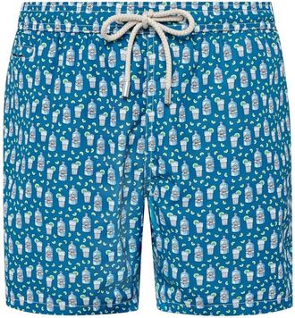 MC2 Saint Barth Leichte Badeshorts mit Gin-Motiven in