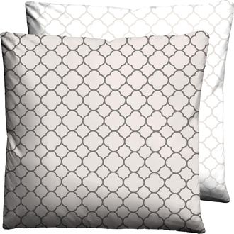 Biberna 0636045 Mix & Match Kopfkissenbezug Mako-Baumwoll-Satin 1x 40x40 cm, taupe