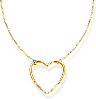 Thomas Sabo Kette Herz vergoldetes Silber KE2138-413-39-L45V