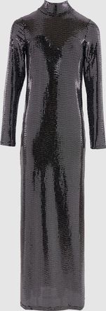 Raiine Robe Longue Bynes Gunmetal Silver