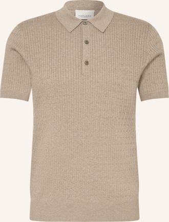 Profuomo Profuomo Strick-Poloshirt beige