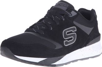 Skechers Originals Herren Retros OG 90 Fashion Sneaker, Schwarz/Weiß, 45.5 EU