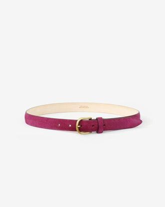 Isabel Marant Ceinture Zap - Femme - Violet - Taille 70 - Isabel Marant