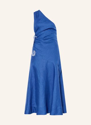 Farm Rio Farm Rio One-Shoulder-Kleid Aus Leinen blau