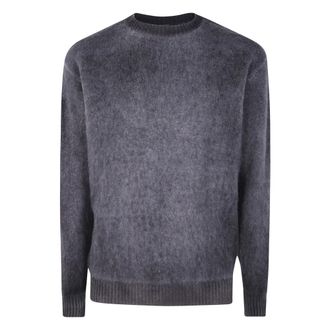 Avant Toi Round-Neck Strickwaren - - Knitwear - Herren - Grau - L