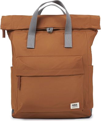 Roka London Canfield B - Mochila mediana de nailon sostenible, Salvado, M