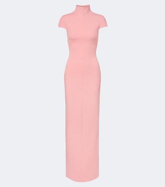 Solace London Robe Lang aus Cr&ecirc;pe