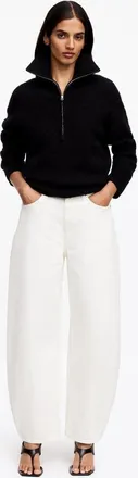 Arket BLOOM Barrel Jeans -Wei&szlig;