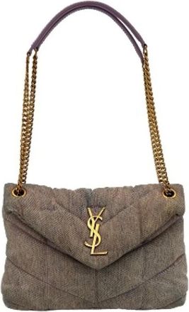 Saint Laurent Sac bandouli&egrave;re en cuir pr&eacute;-poss&eacute;d&eacute; - Femme - Pre-owned - Brun - Taille: ONE Size