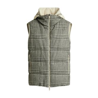 Kiton Wendbare Seiden-Kaschmir-Weste - - Jackets - Damen - Grau - M
